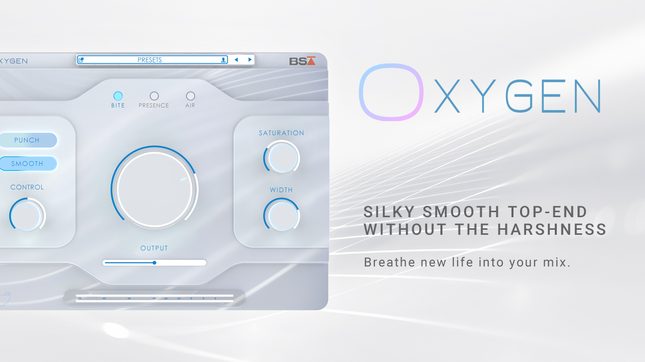 Oxygen Plugin | Control & Enhance Top-End Of Your Mix | Black Salt Audio