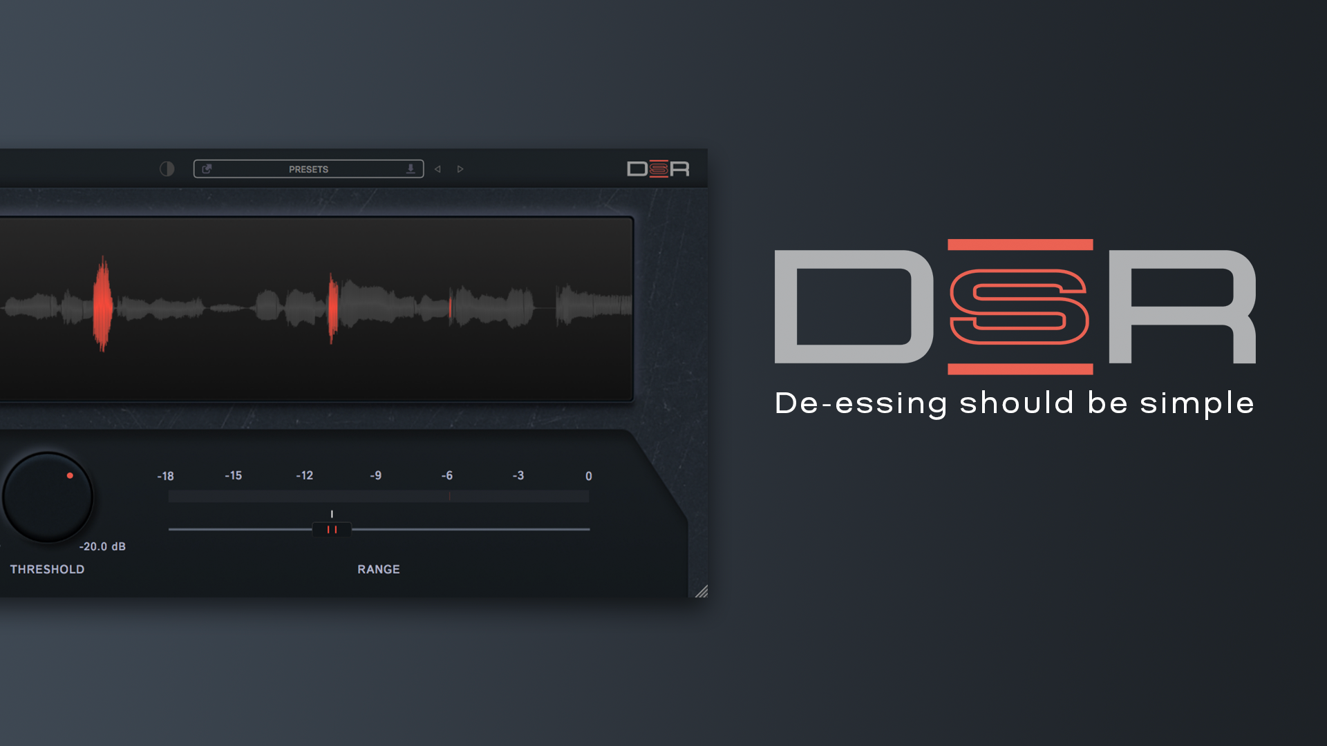 DSR Plugin | De-Esser Plugin | Black Salt Audio