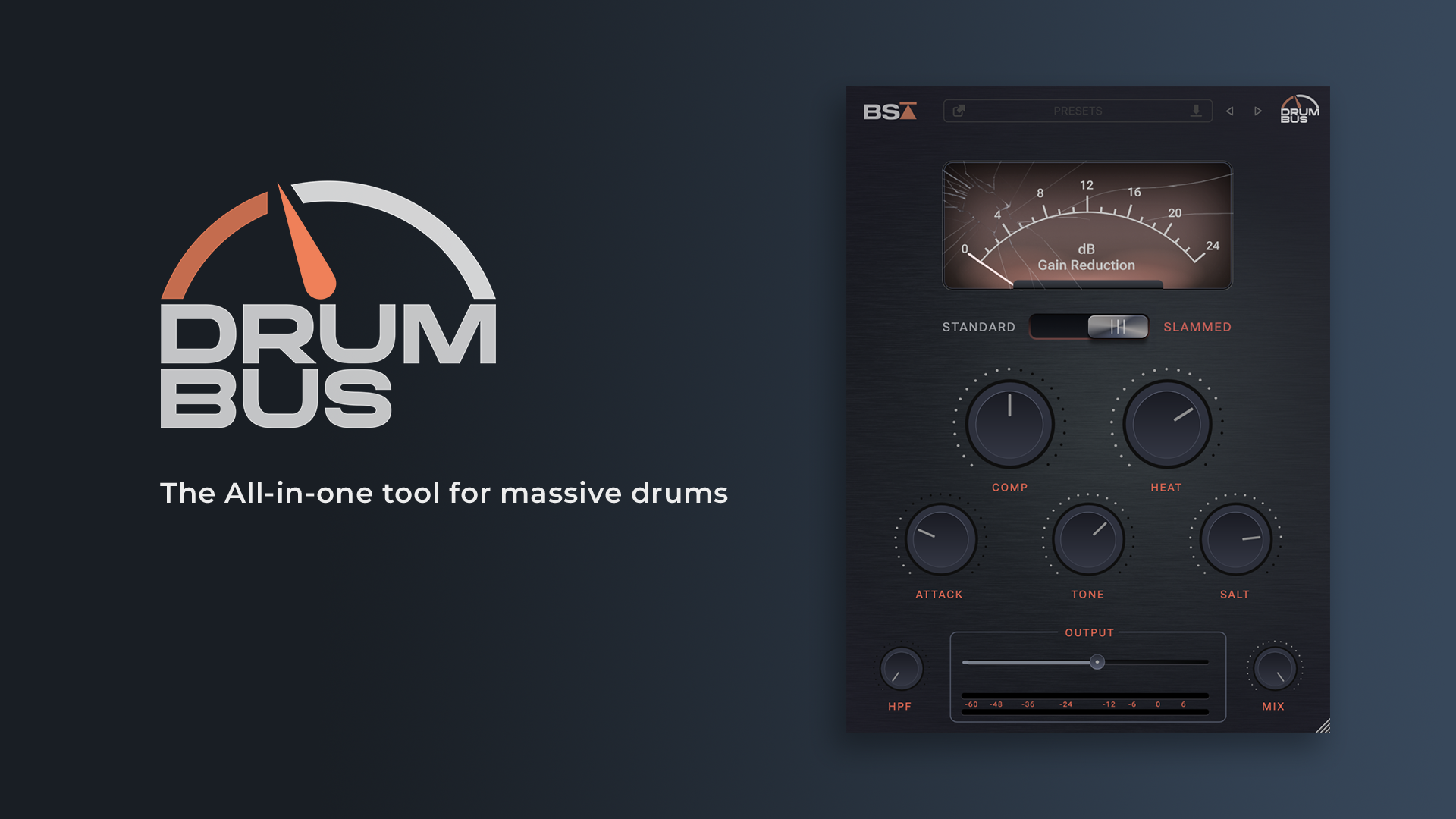 Drum Bus Plugin | Drum Compression Plugin | Black Salt Audio